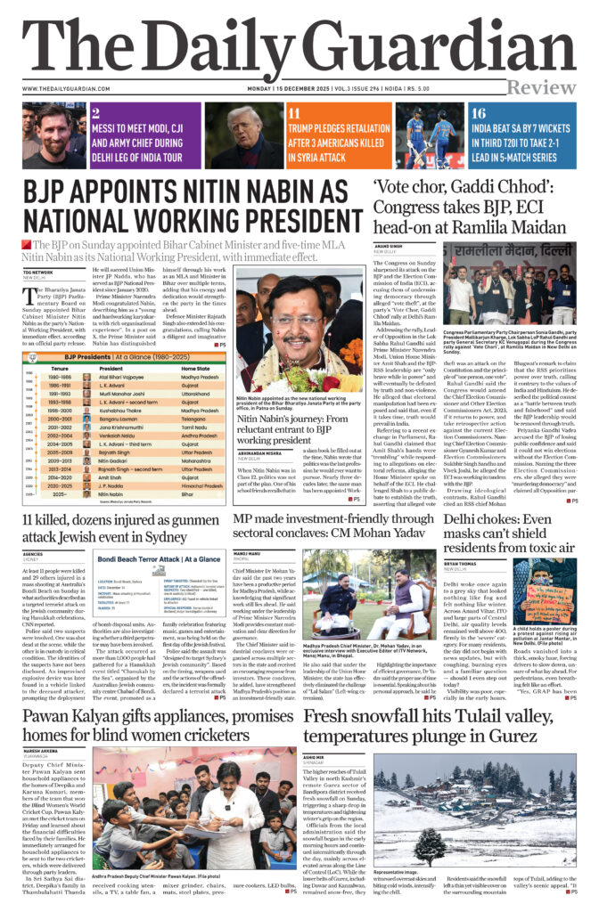 The Daily Guardian E-Paper Today | TDG Electronic Paper Chandigarh ...